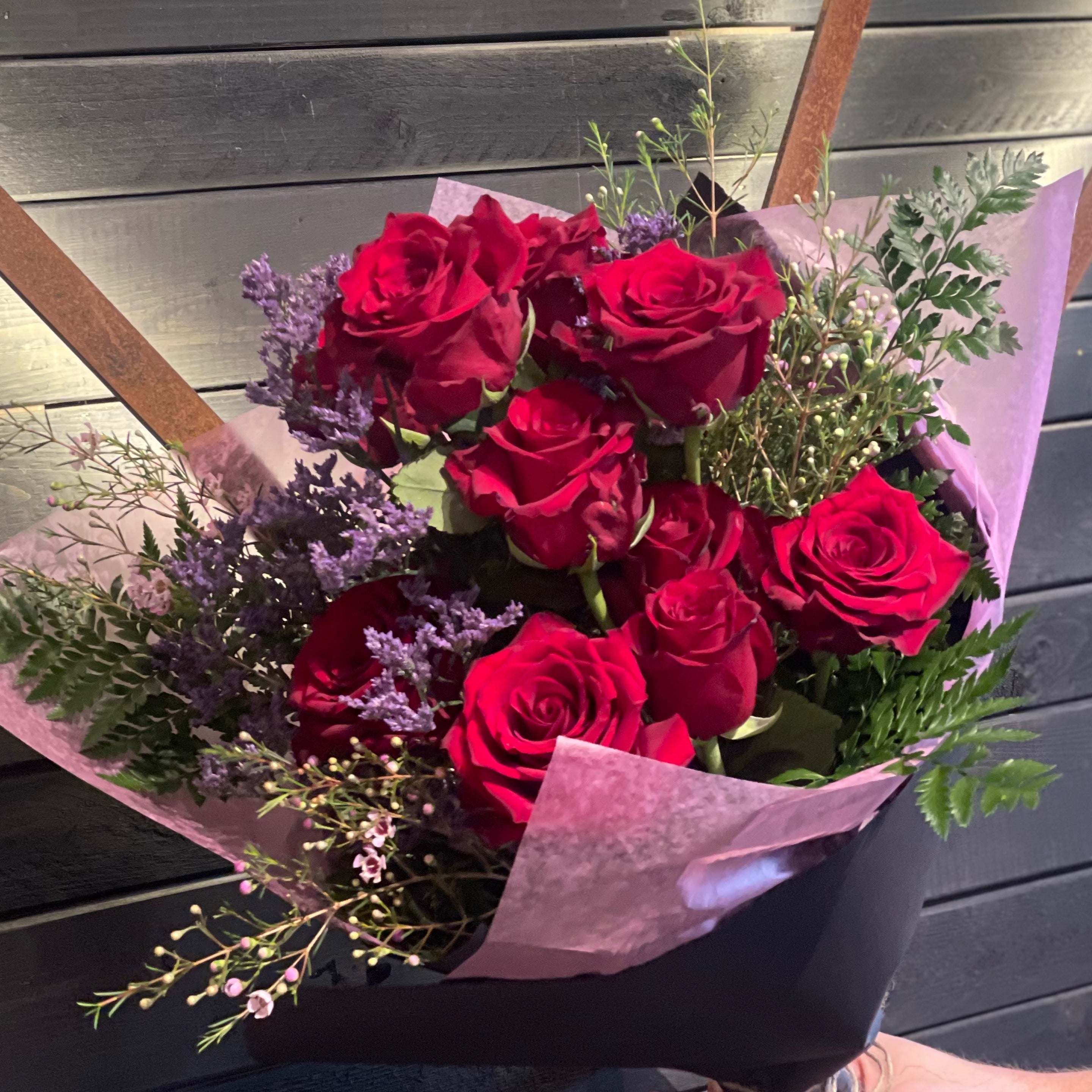 Wrapped Rose Bouquet | leaf [ HOME • GIFT • PLANTS • BLOOMS ]